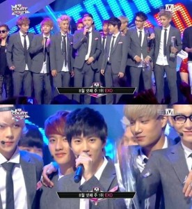 EXO「Mcountdown」でデビュー後、初の1位に！ | K-PLAZA