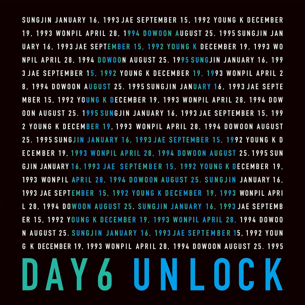 DAY6、待望のJAPAN 1st ALBUM「UNLOCK」発売決定！ | K-PLAZAK-PLAZA